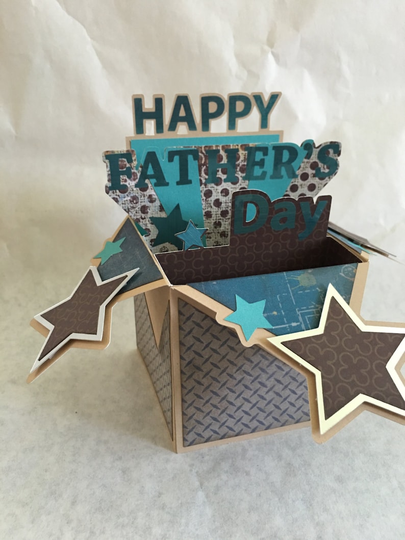 3D Pop up Card - Father's Day - Etsy