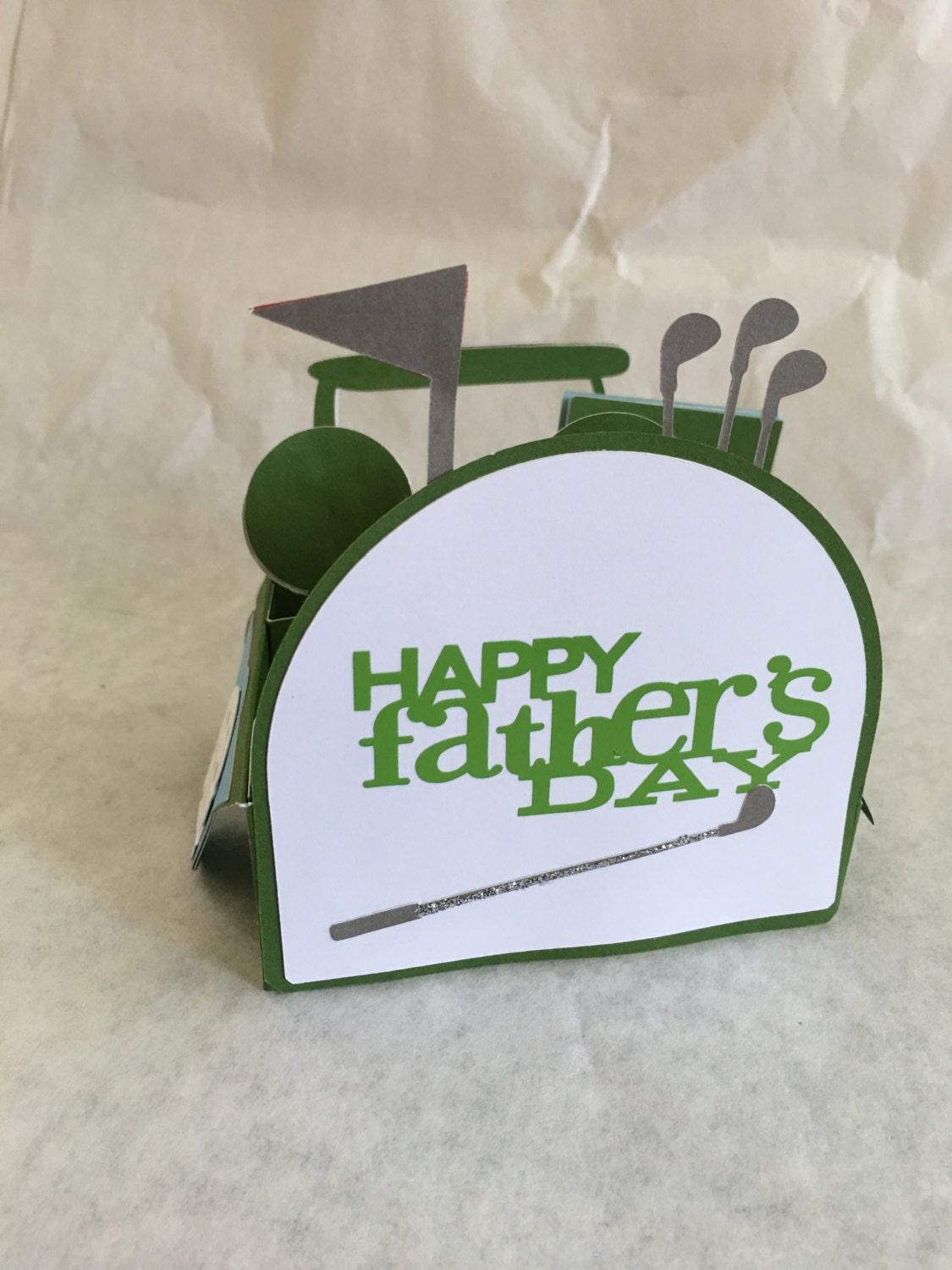 3D Pop up Card - Golf Card - Etsy