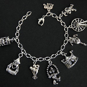 Carnival Bracelet. Amusement Park Charm Bracelet. Circus Bracelet ...