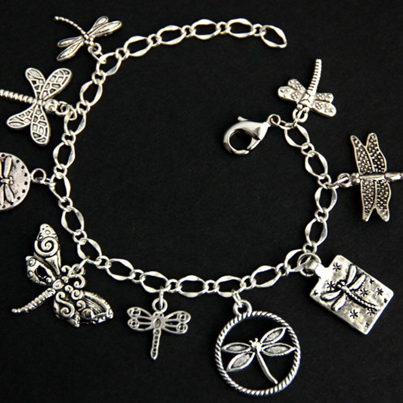 Dragonfly Charms - Etsy