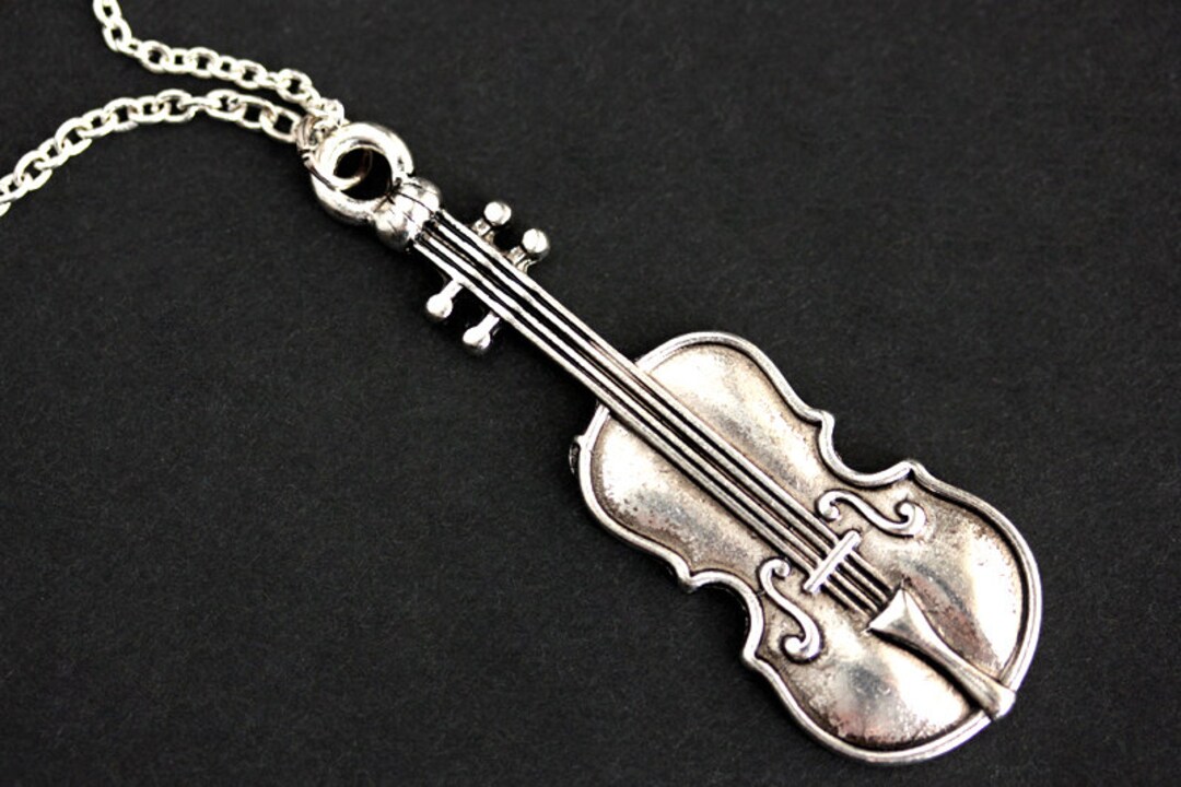 Cello Necklace. Violin Necklace. Classical Music Charm Necklace. Viola ...
