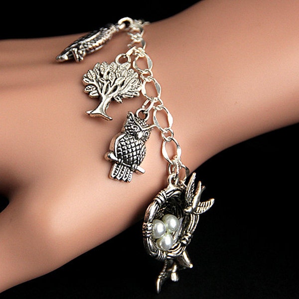 Bird Bracelet - Etsy