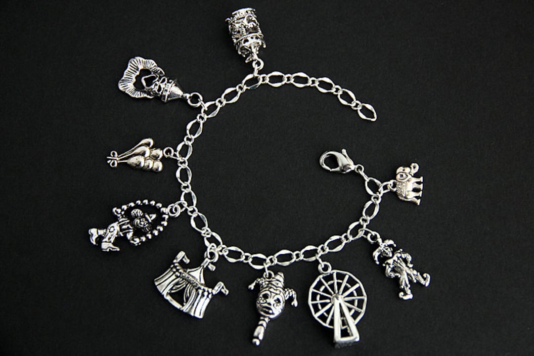 Carnival Bracelet. Amusement Park Charm Bracelet. Circus Bracelet ...