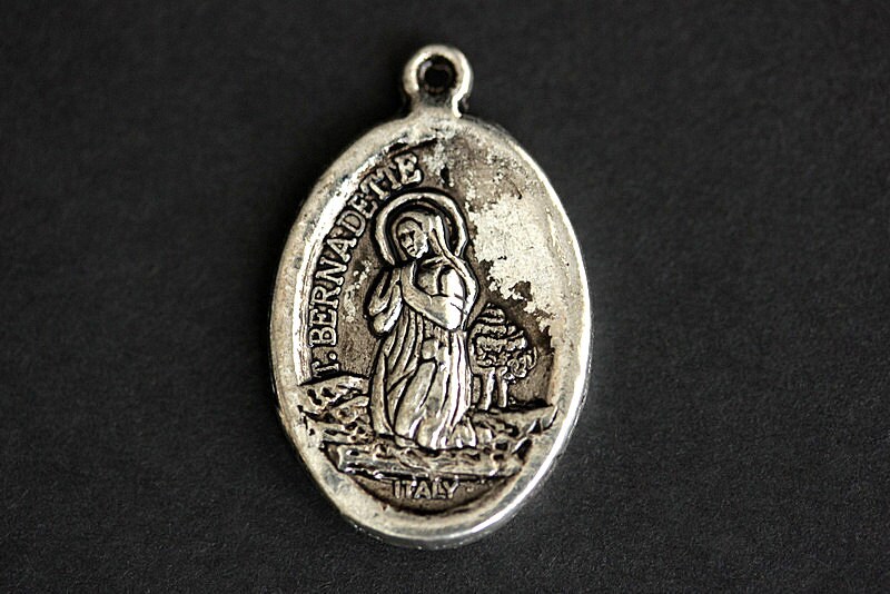 Saint Bernadette Necklace. Catholic Saint Necklace. St | Etsy