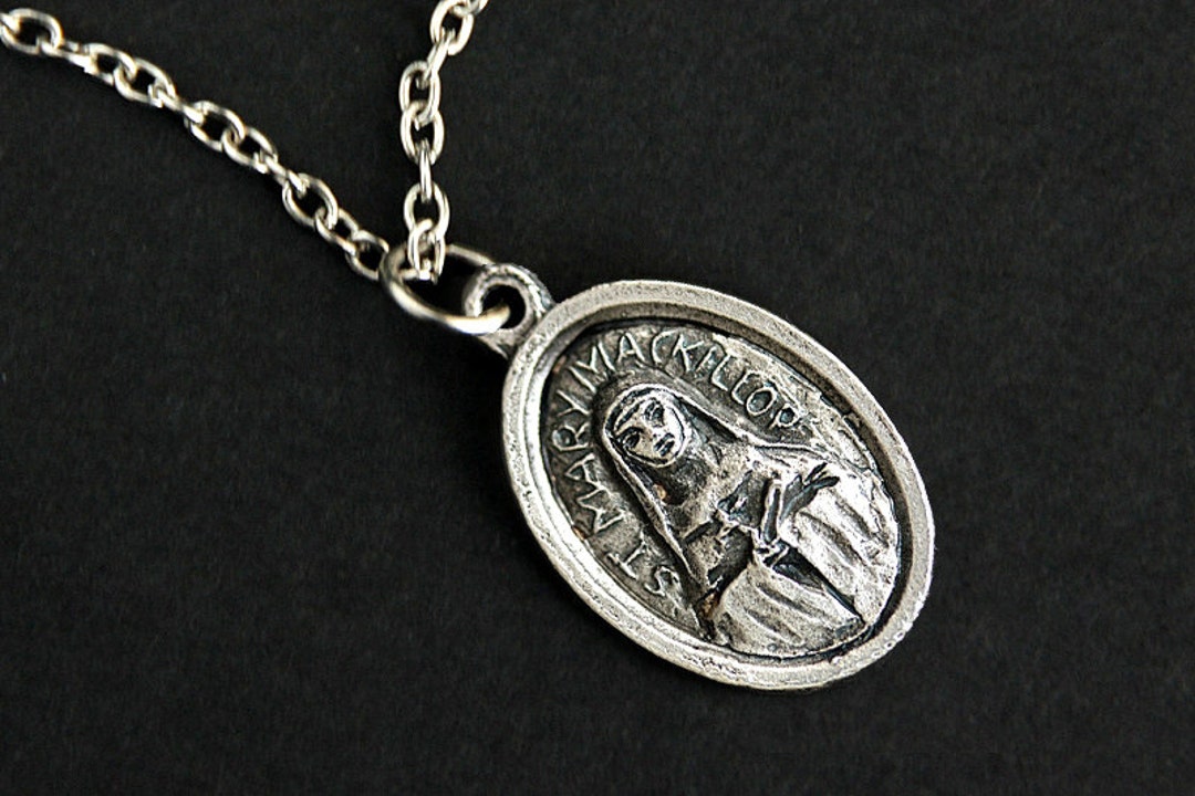 Saint Mary Mackillop Necklace. Catholic Saint Necklace. Patron Saint ...