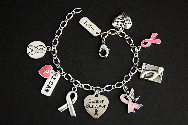 Cancer Bracelet. Cancer Survivor Charm Bracelet. Hope | Etsy