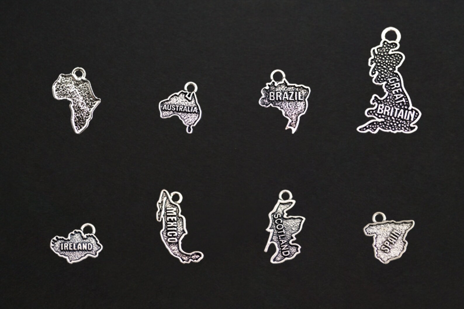 Country Charms. International Charms. Add-on Charm for - Etsy