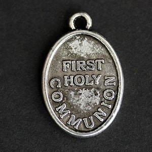 First Holy Communion Necklace. Christian Necklace. Communion Medal ...