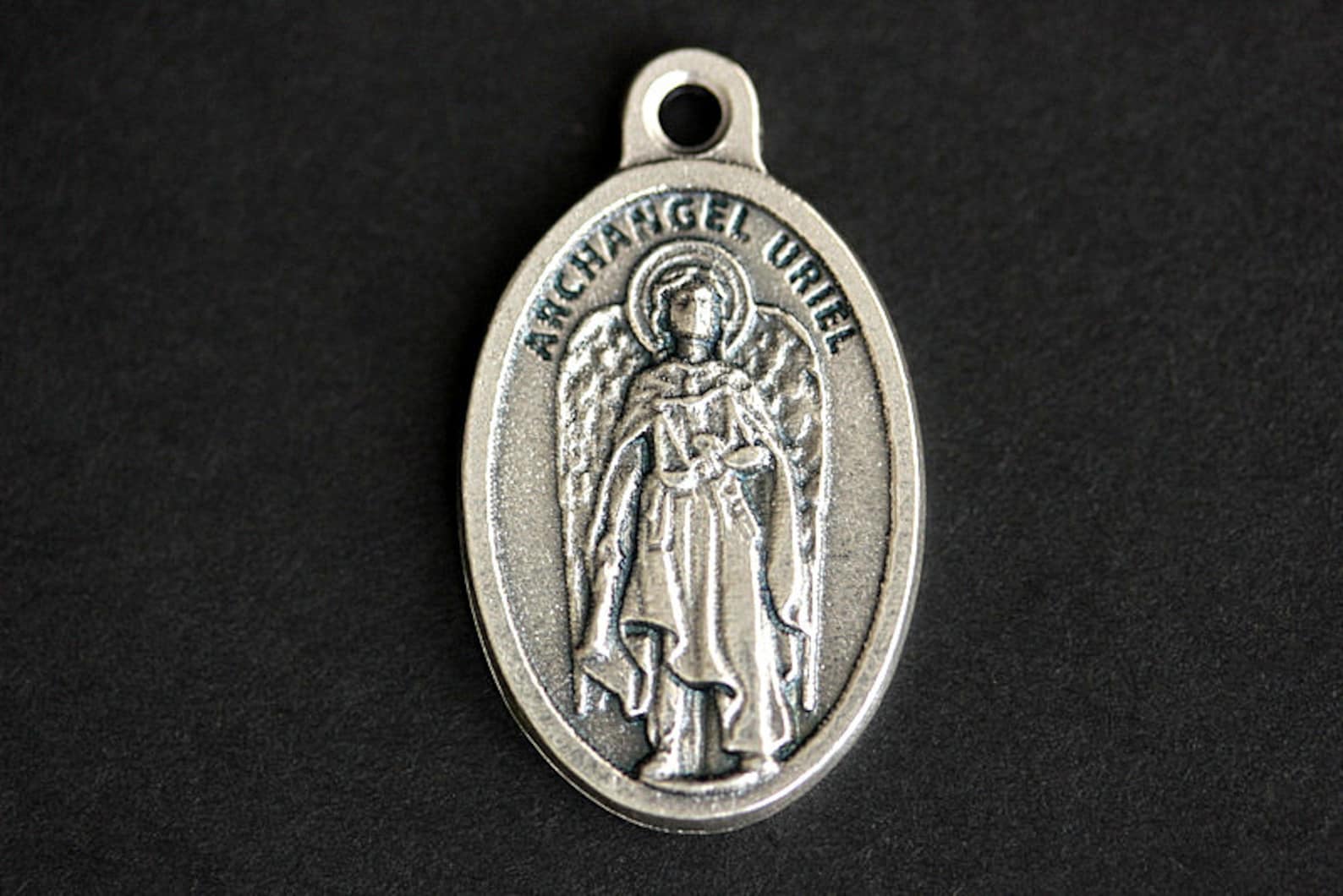 Archangel Uriel Necklace. Catholic Necklace. St Uriel Medal - Etsy