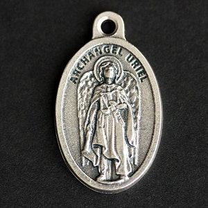 Archangel Uriel Necklace. Catholic Necklace. St Uriel Medal Necklace ...