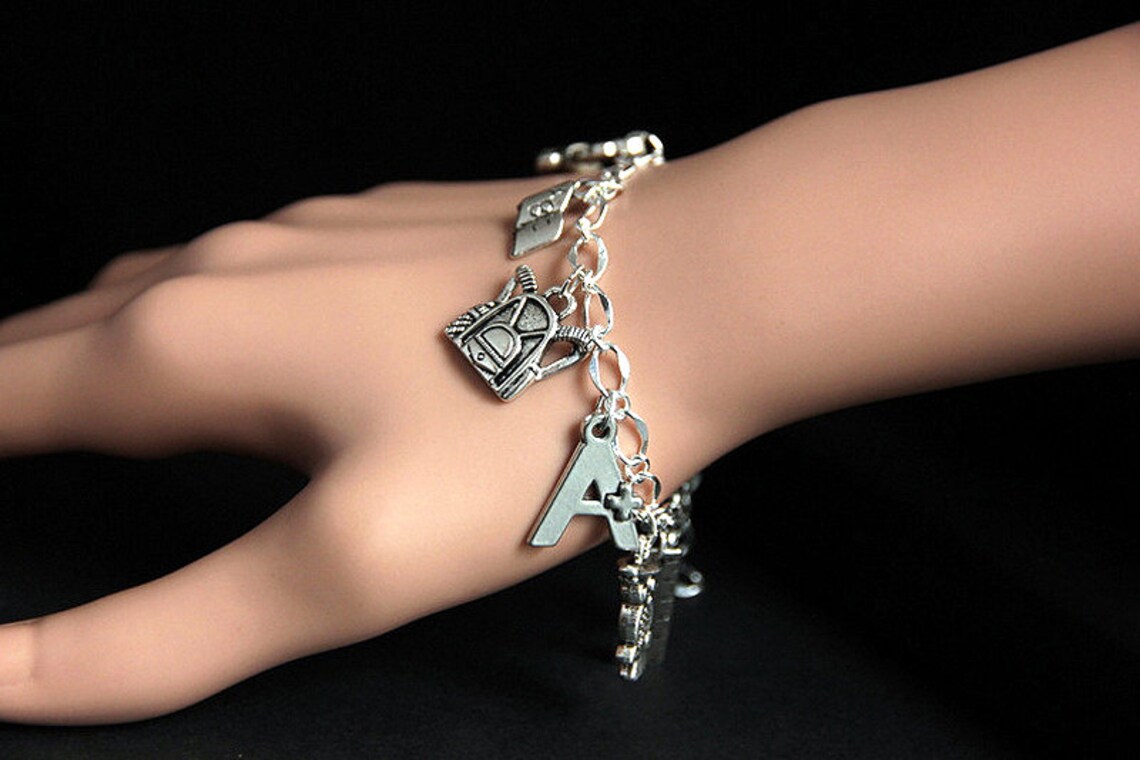 School Bracelet. School Charm Bracelet. Education Bracelet. Student ...