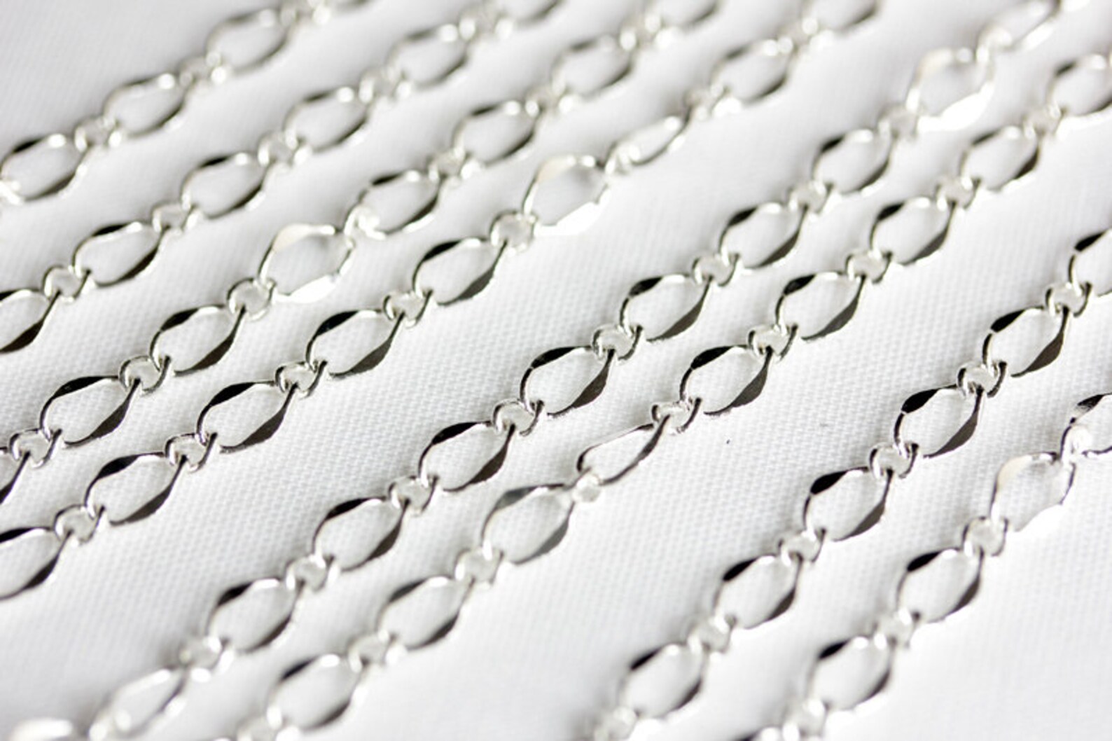 Just the Chain. Silver Plated Charm Bracelet Chain. Build Your Own ...