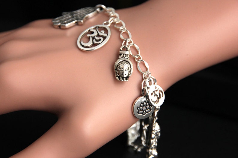 Hindu Bracelet. Charm Bracelet. Buddhist Bracelet. Hindu Jewelry ...