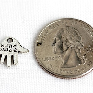 Handmade Charm. Hand Made Charm. Small Hand Charm. Add-on Charm for ...