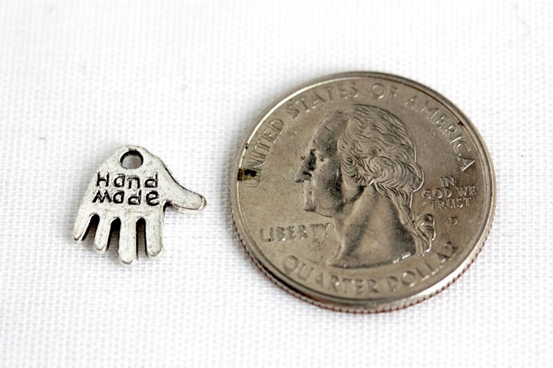 Handmade Charm. Hand Made Charm. Small Hand Charm. Add-on Charm for ...