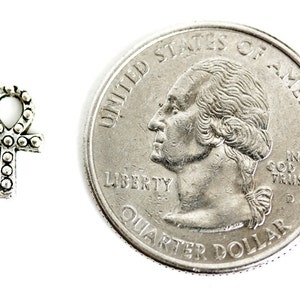 Small Ankh Charm. Add-on Charm for Bracelet Charm or Necklace Charm ...