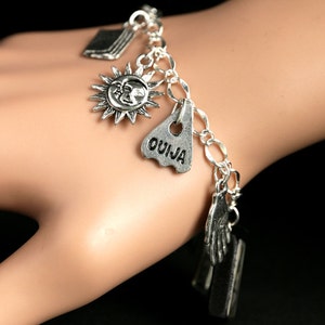 Tarot Card Bracelet. Strength Charm Bracelet. Divination Bracelet ...