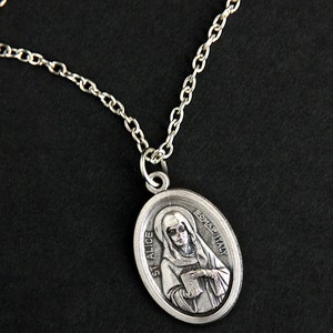 Saint Alice Necklace. Catholic Saint Necklace. St Alice Catholic ...