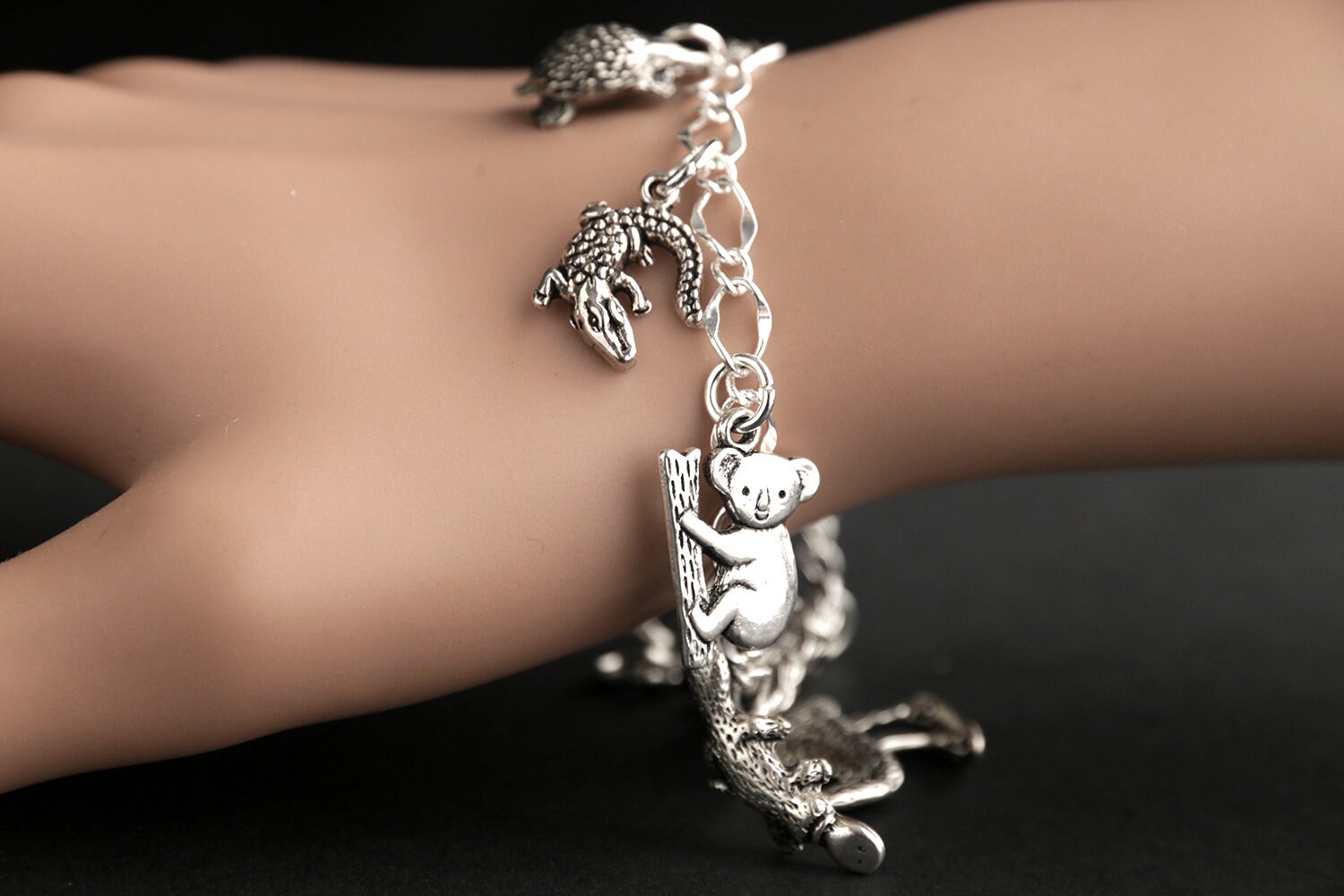 Australia Bracelet. Australian Wildlife Charm Bracelet. Aussie - Etsy