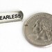 Fearless Charm. Add-on Charm for Charm Bracelets. Silver Plated Charm ...