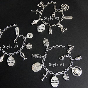 Saint Bridget Bracelet. Catholic Bracelet. St Bridget Charm Bracelet ...