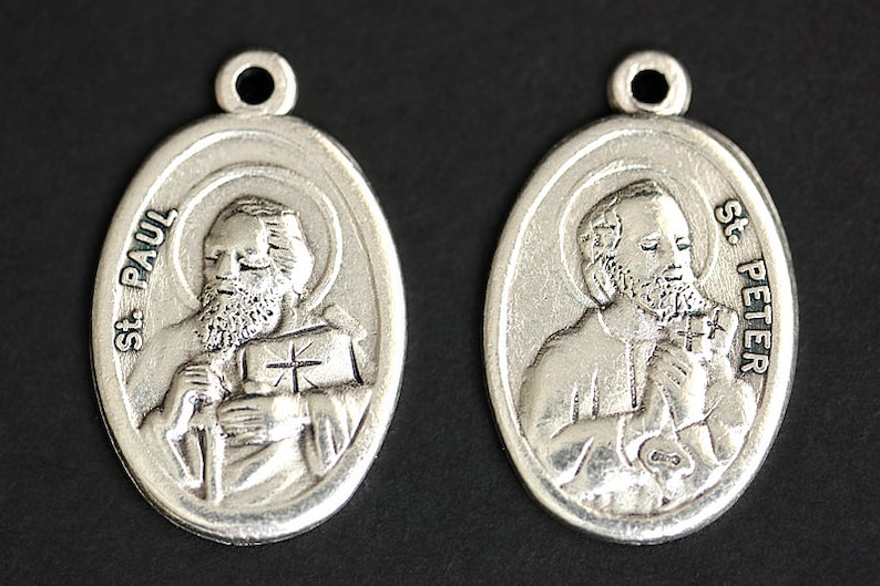 Saint Peter Bracelet. St Paul Christian Bracelet. Catholic | Etsy