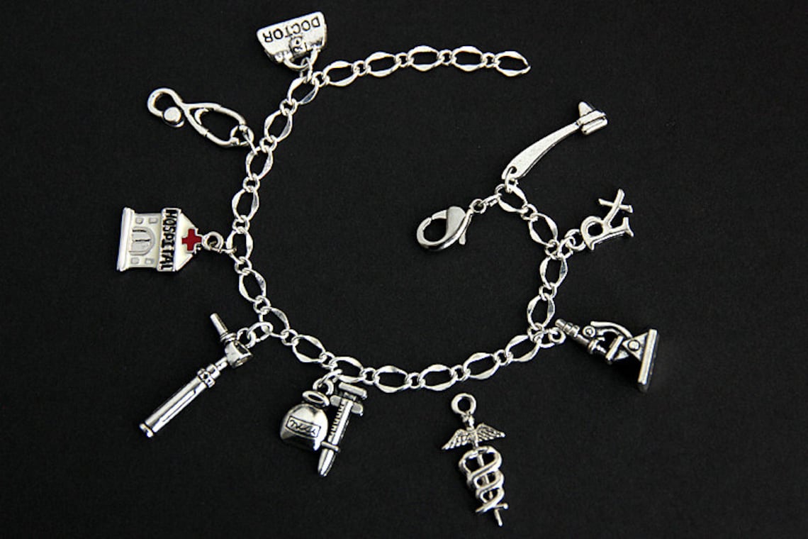 Doctor Bracelet. Doctor Charm Bracelet. Medical Doctor | Etsy