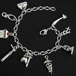 Doctor Bracelet. Doctor Charm Bracelet. Medical Doctor Bracelet ...