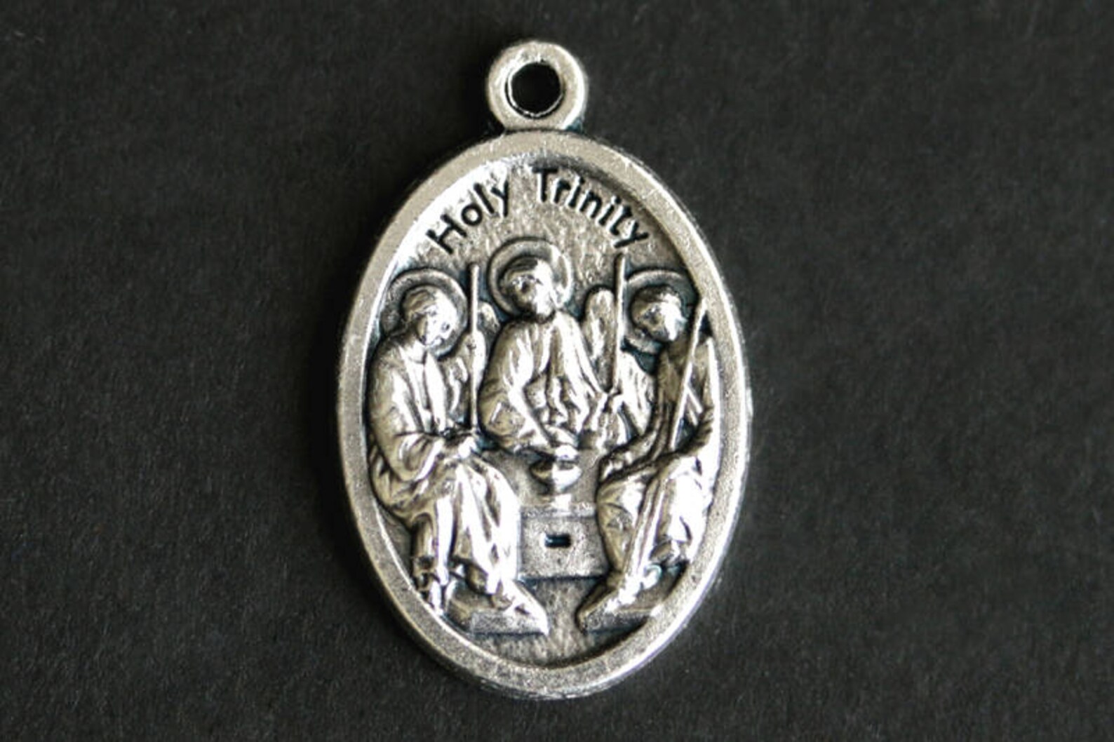 Holy Trinity Necklace. Catholic Necklace. Holy Trinity Medal | Etsy