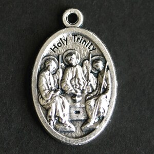 Holy Trinity Necklace. Catholic Necklace. Holy Trinity Medal Necklace ...