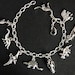 Dinosaur Bracelet. Paleontology Charm Bracelet. Dinosaur Lover Bracelet ...