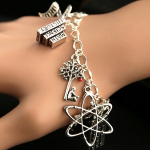 Science Bracelet. Physics Charm Bracelet. Biology Bracelet. Chemistry ...