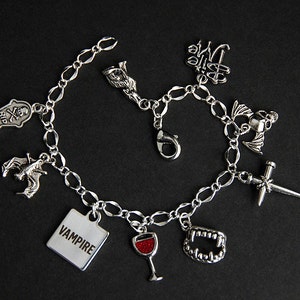 Vampire Bracelet. Vampire Charm Bracelet. Gothic Bracelet. Incubus ...