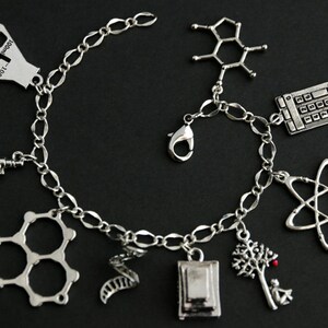 Science Bracelet. Physics Charm Bracelet. Biology Bracelet. Chemistry ...