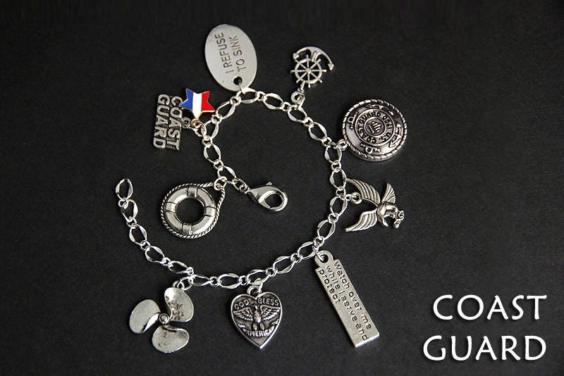 Military Bracelet. Military Charm Bracelet. Armed Forces | Etsy