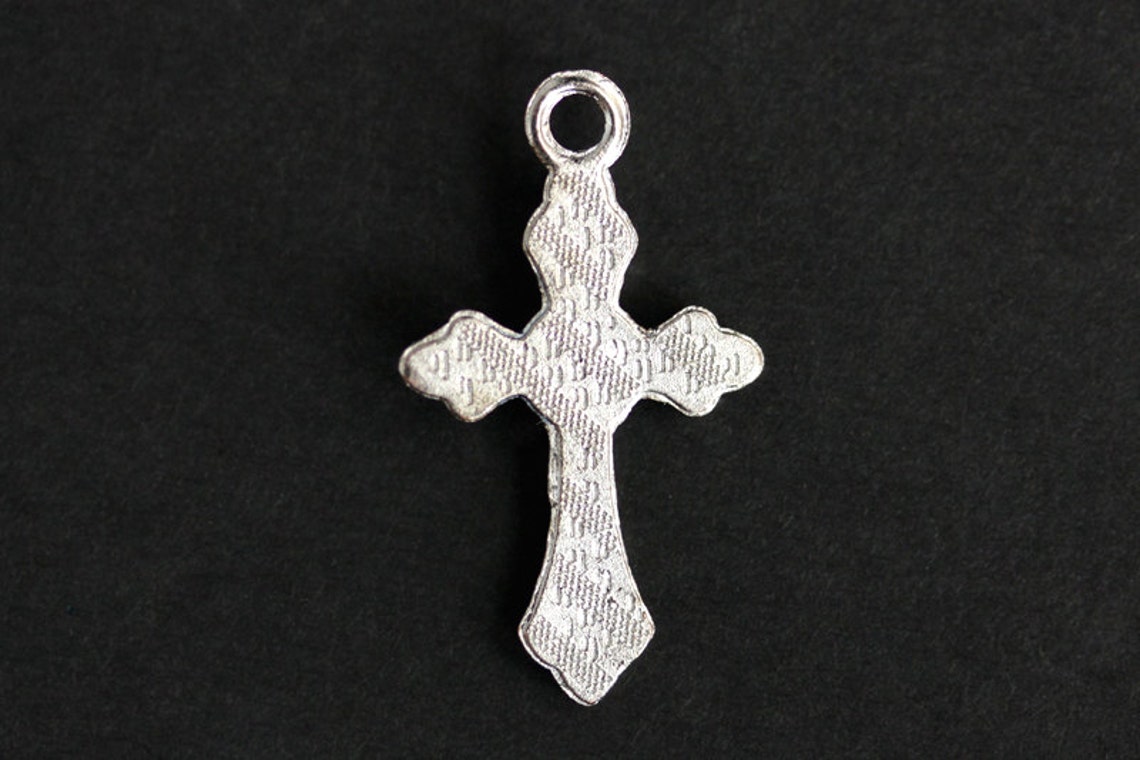 Red Cross Necklace. Christian Necklace. Red Enamel Crucifix | Etsy