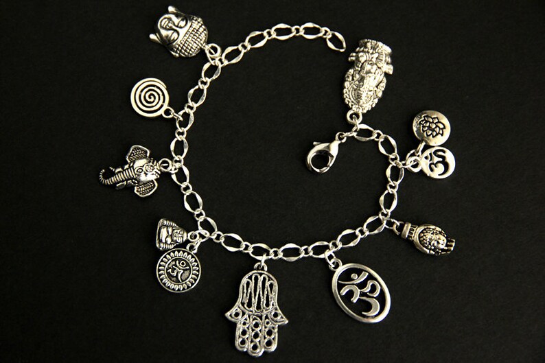 Hindu Bracelet. Charm Bracelet. Buddhist Bracelet. Hindu Jewelry ...