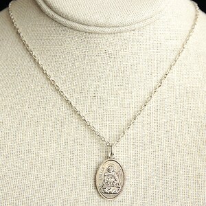 Saint Adrian Necklace. Catholic Saint Necklace. St Adrian Medal ...
