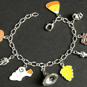 Trick or Treat Bracelet. Halloween Bracelet V3. Autumn Bracelet ...