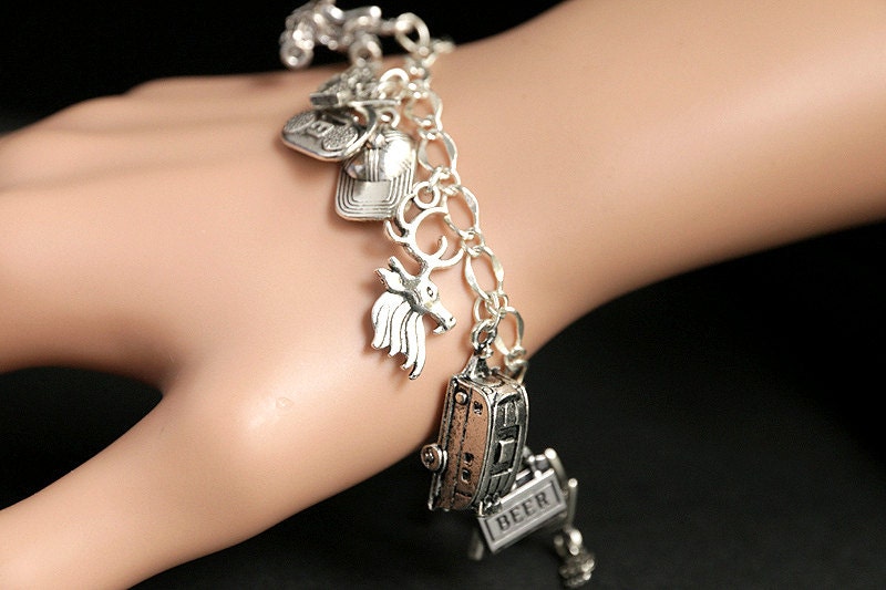 Redneck Bracelet. Redneck Charm Bracelet. Hillbilly Bracelet. Country ...