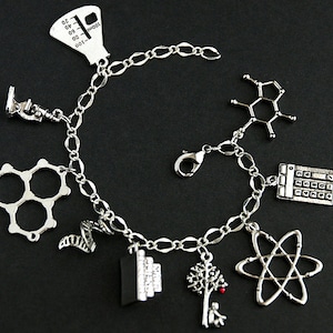 Science Bracelet. Physics Charm Bracelet. Biology Bracelet. Chemistry ...