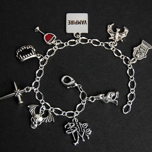 Vampire Bracelet. Vampire Charm Bracelet. Gothic Bracelet. Incubus ...
