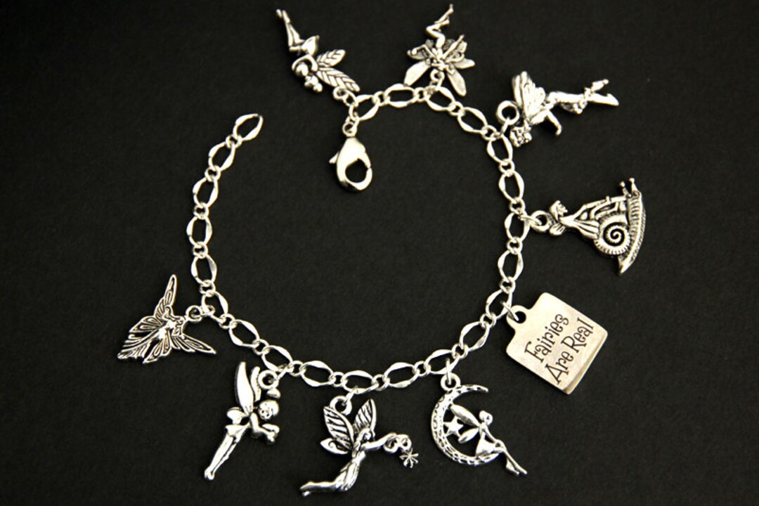 Fairy Bracelet. Fairies Charm Bracelet. Fae Bracelet. Faerie Bracelet ...