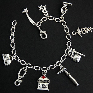 Doctor Bracelet. Doctor Charm Bracelet. Medical Doctor Bracelet ...