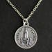 Lady of Fatima Necklace. Fatima Prayer Necklace. Round Medal Necklace ...