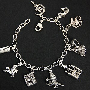 Fantasy Bracelet. Fairy Tale Charm Bracelet. Story Book Bracelet. Fable ...