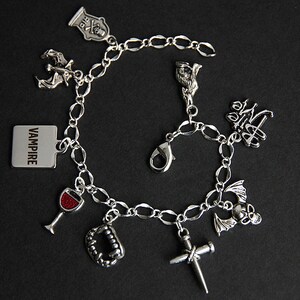 Vampire Bracelet. Vampire Charm Bracelet. Gothic Bracelet. Incubus ...