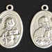 Saint Peter Necklace. Catholic Saint Necklace. St Paul Medal Necklace ...