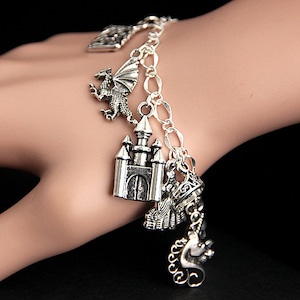 Fantasy Bracelet. Fairy Tale Charm Bracelet. Story Book Bracelet. Fable ...