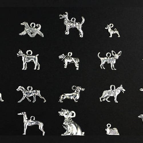 Dog Breed Charms. Dog Charm. Add-on Charm for Bracelet Charm - Etsy